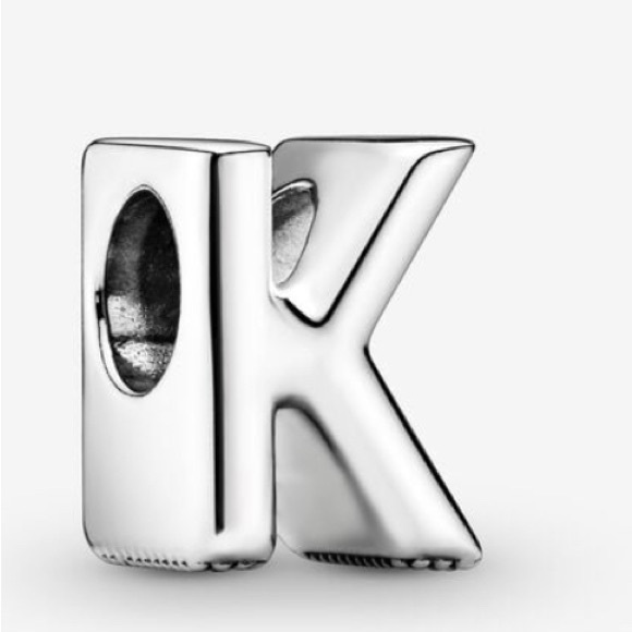 Pandora | Jewelry | Pandora Letter K Alphabet Charm | Poshmark